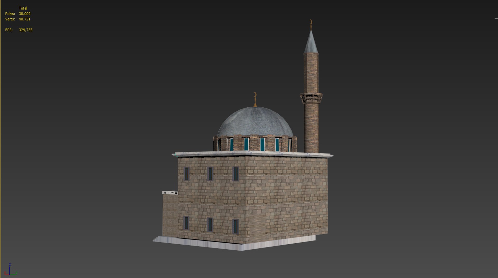 mosques 3d model