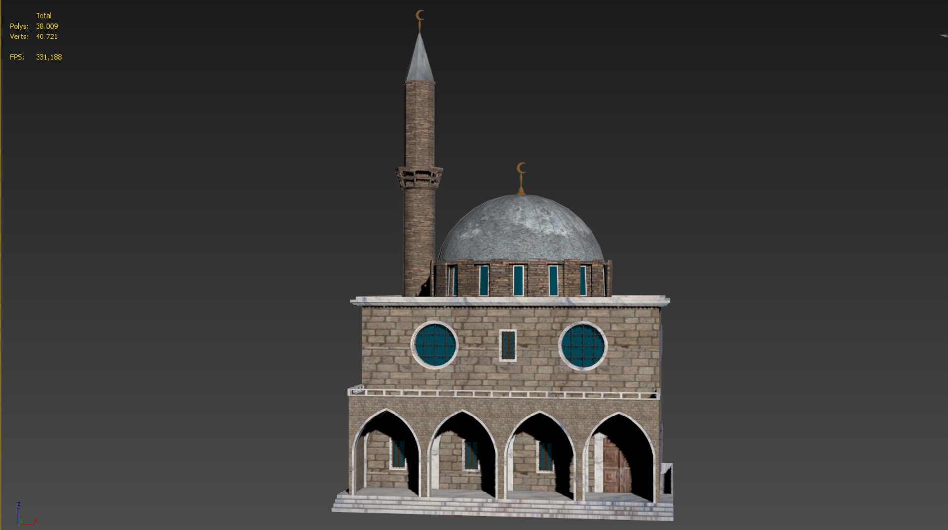 mosques 3d model
