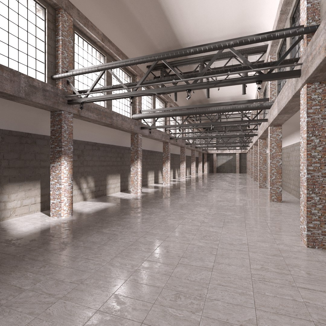 Warehouse interior 3D model - TurboSquid 1505673