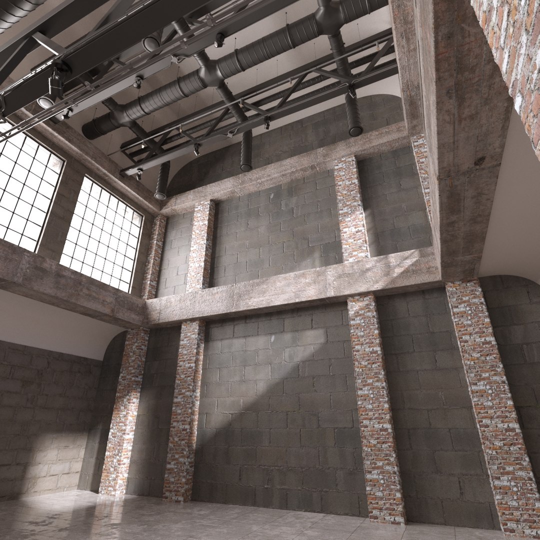 Warehouse interior 3D model - TurboSquid 1505673