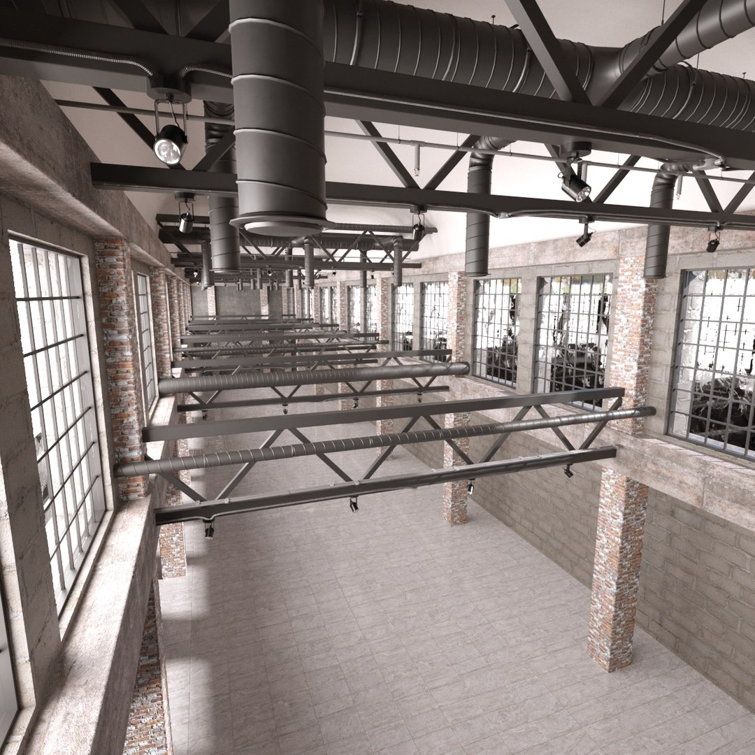 Warehouse interior 3D model - TurboSquid 1505673