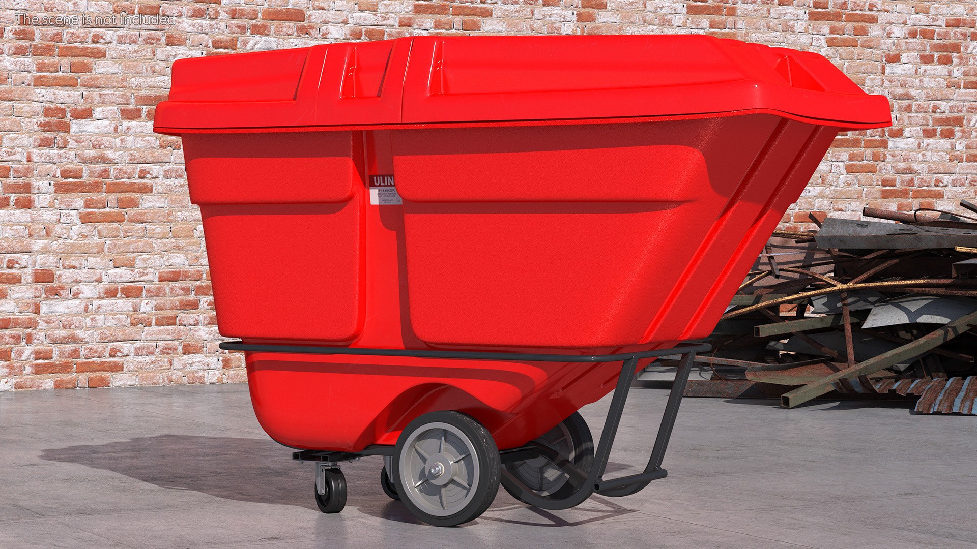 Tilt Truck Uline Red 3D Model - TurboSquid 2068912