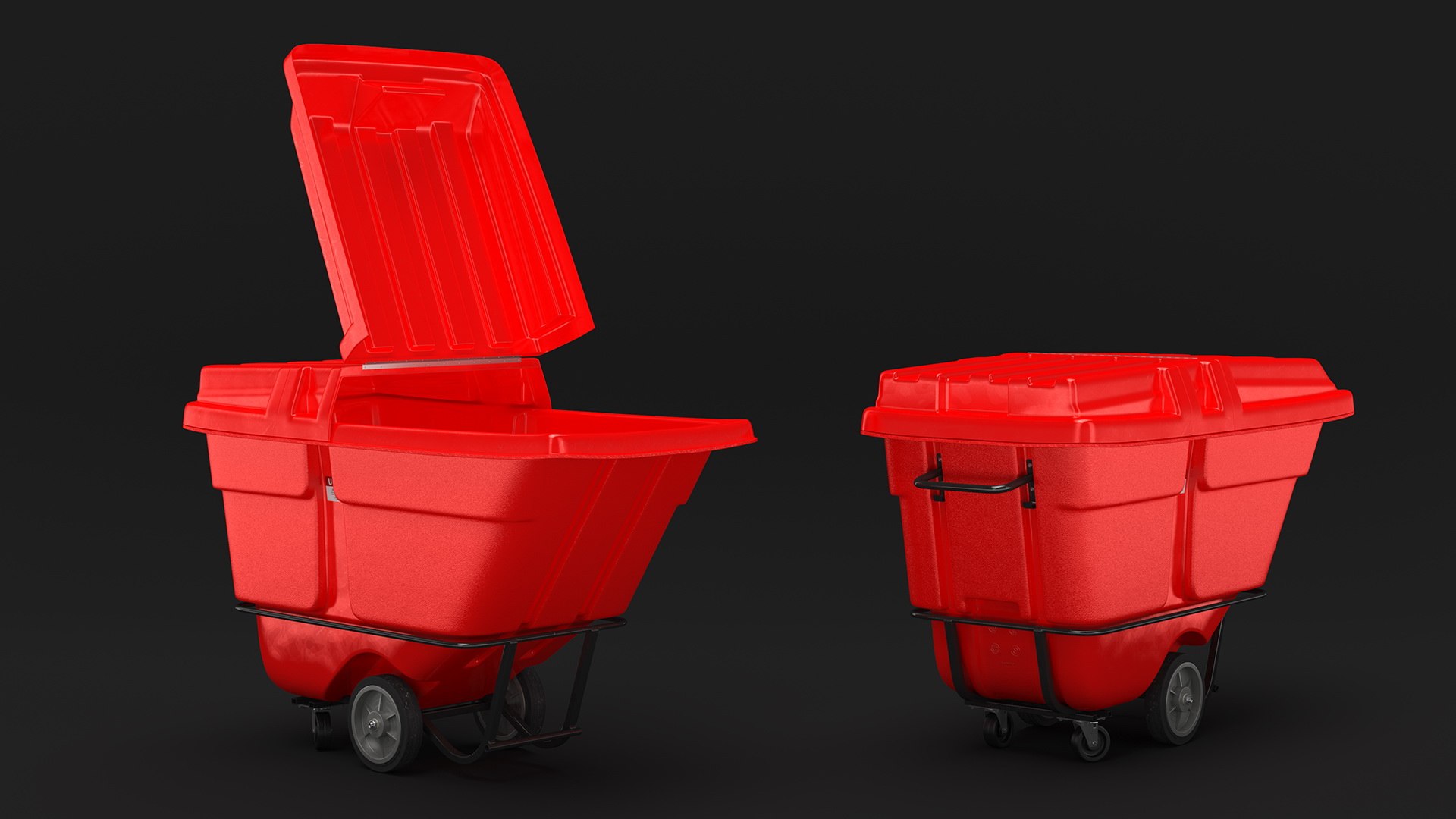 Tilt Truck Uline Red 3D Model - TurboSquid 2068912