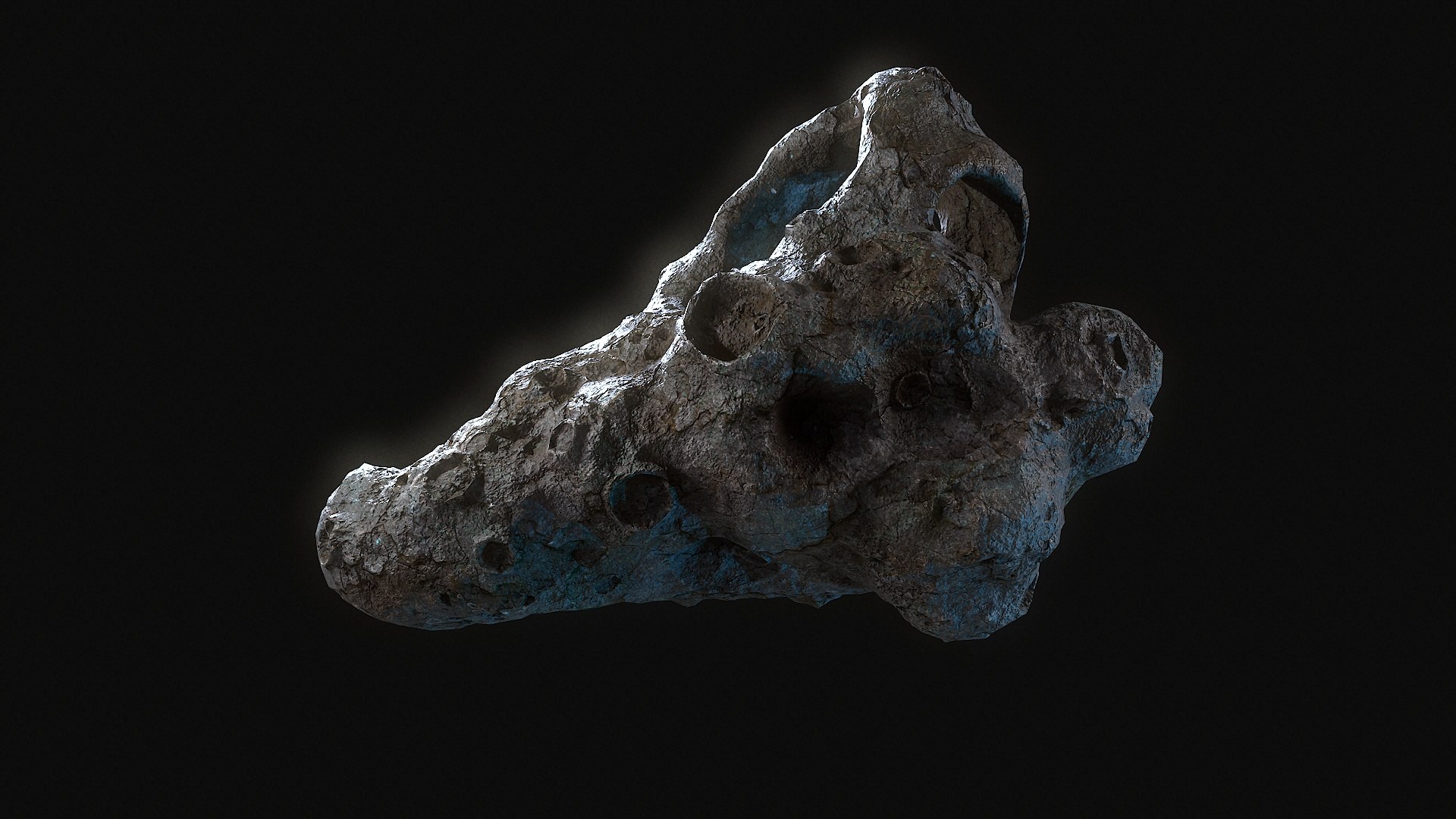 Realistic Asteroid 2 3D Model - TurboSquid 2294759