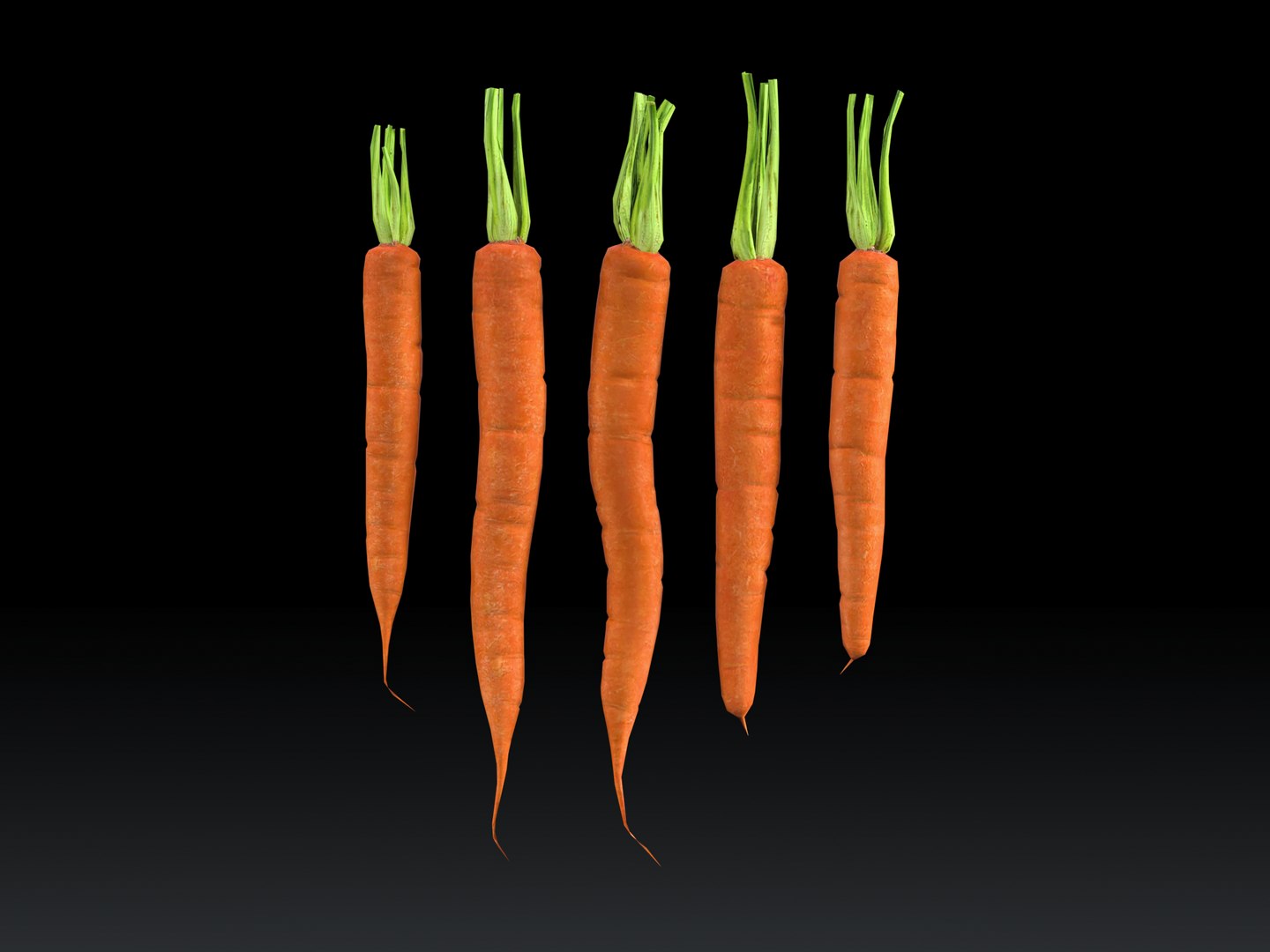 3D Carrots - TurboSquid 2175669