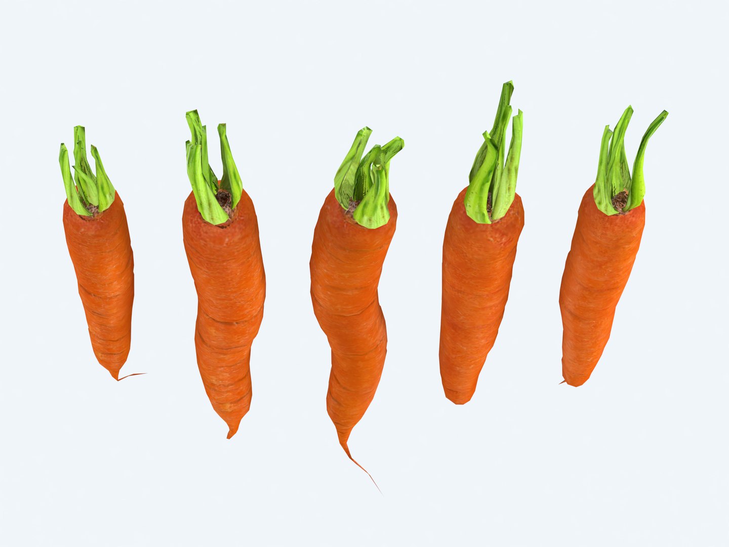 3D Carrots - TurboSquid 2175669
