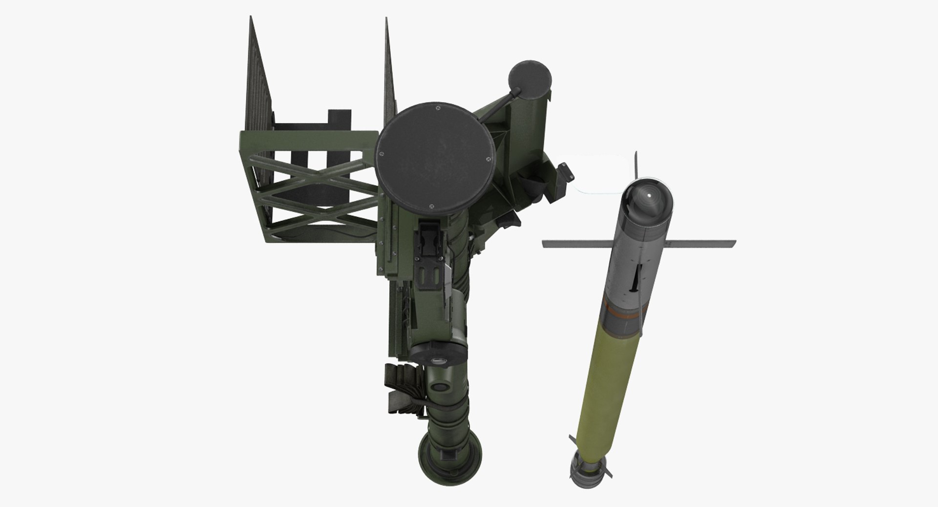 3d model of fim 92 stinger set