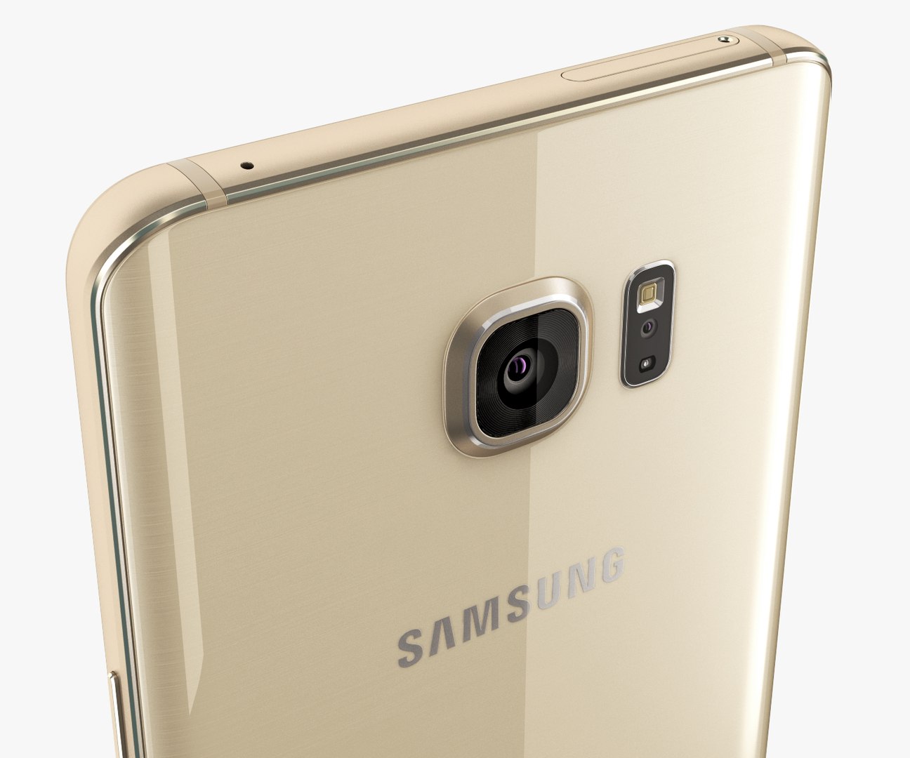 Samsung Galaxy Note5 Gold 3d Model