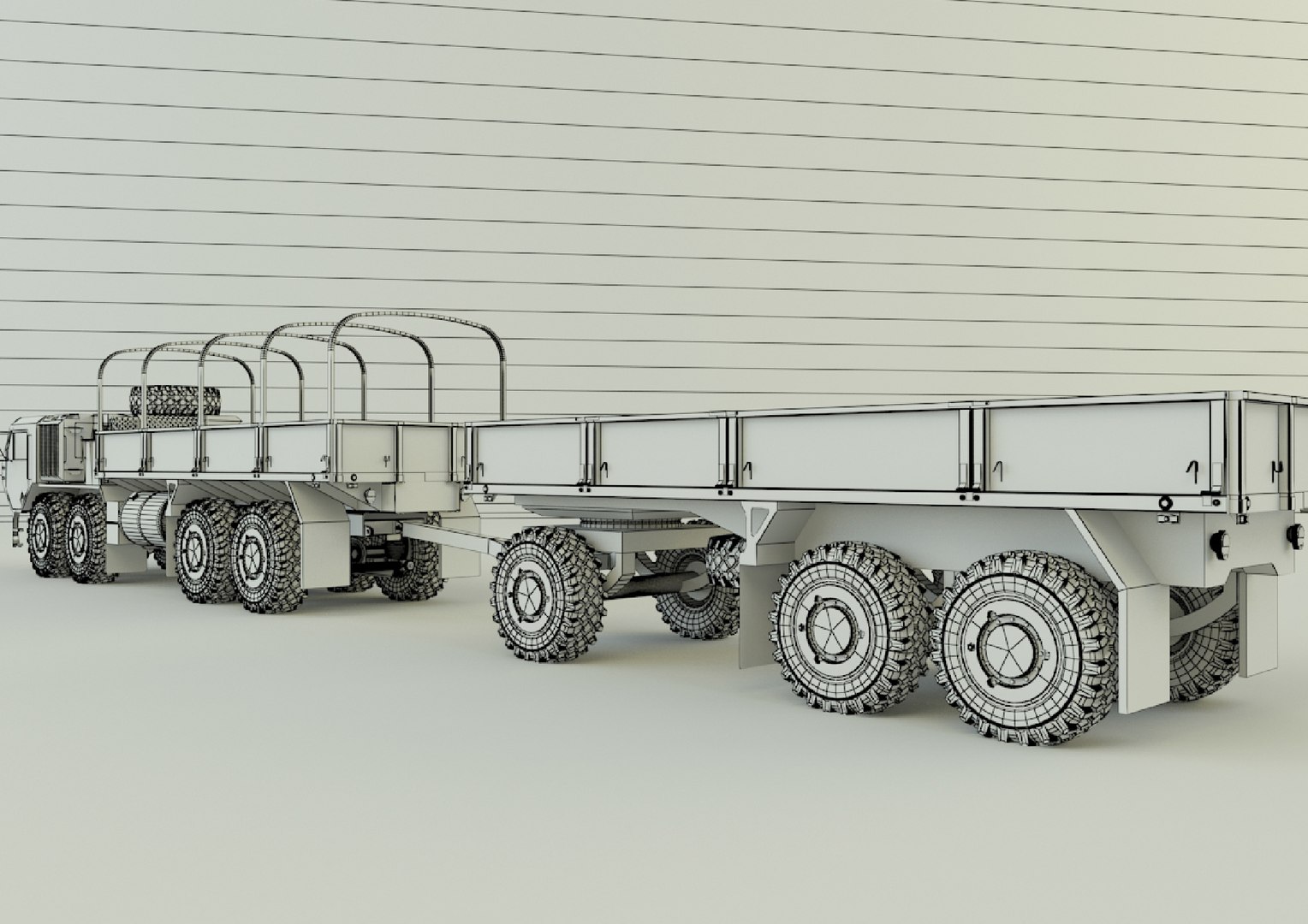 3D Model Assy Hemtt A4 Trailer 3D Model - TurboSquid 1889199