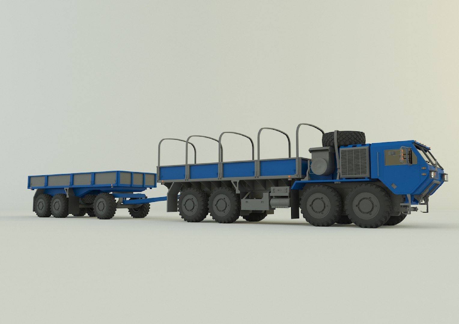3D Model Assy Hemtt A4 Trailer 3D Model - TurboSquid 1889199