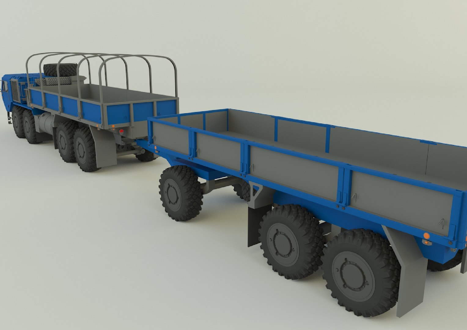 3D Model Assy Hemtt A4 Trailer 3D Model - TurboSquid 1889199