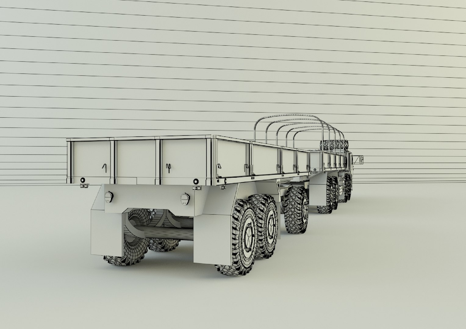 3D Model Assy Hemtt A4 Trailer 3D Model - TurboSquid 1889199