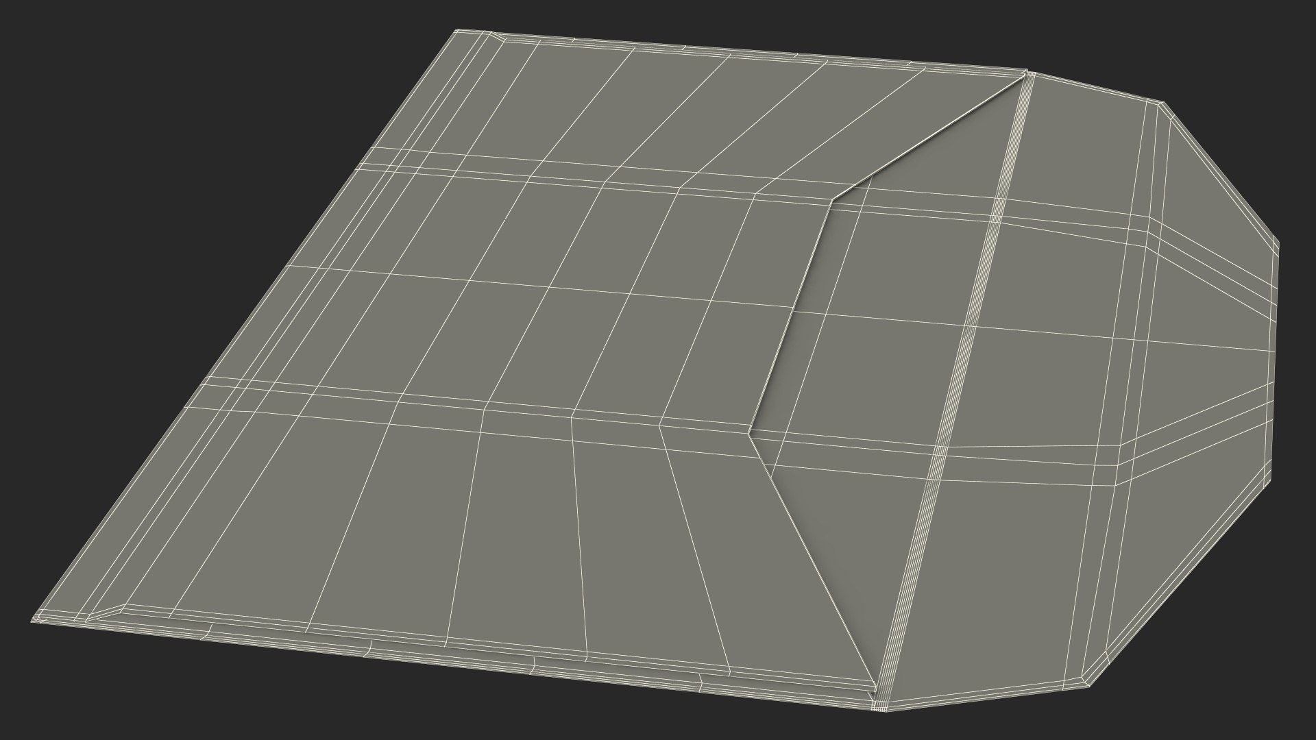 Trapezium Envelope White Paper 3D Model - TurboSquid 2215118