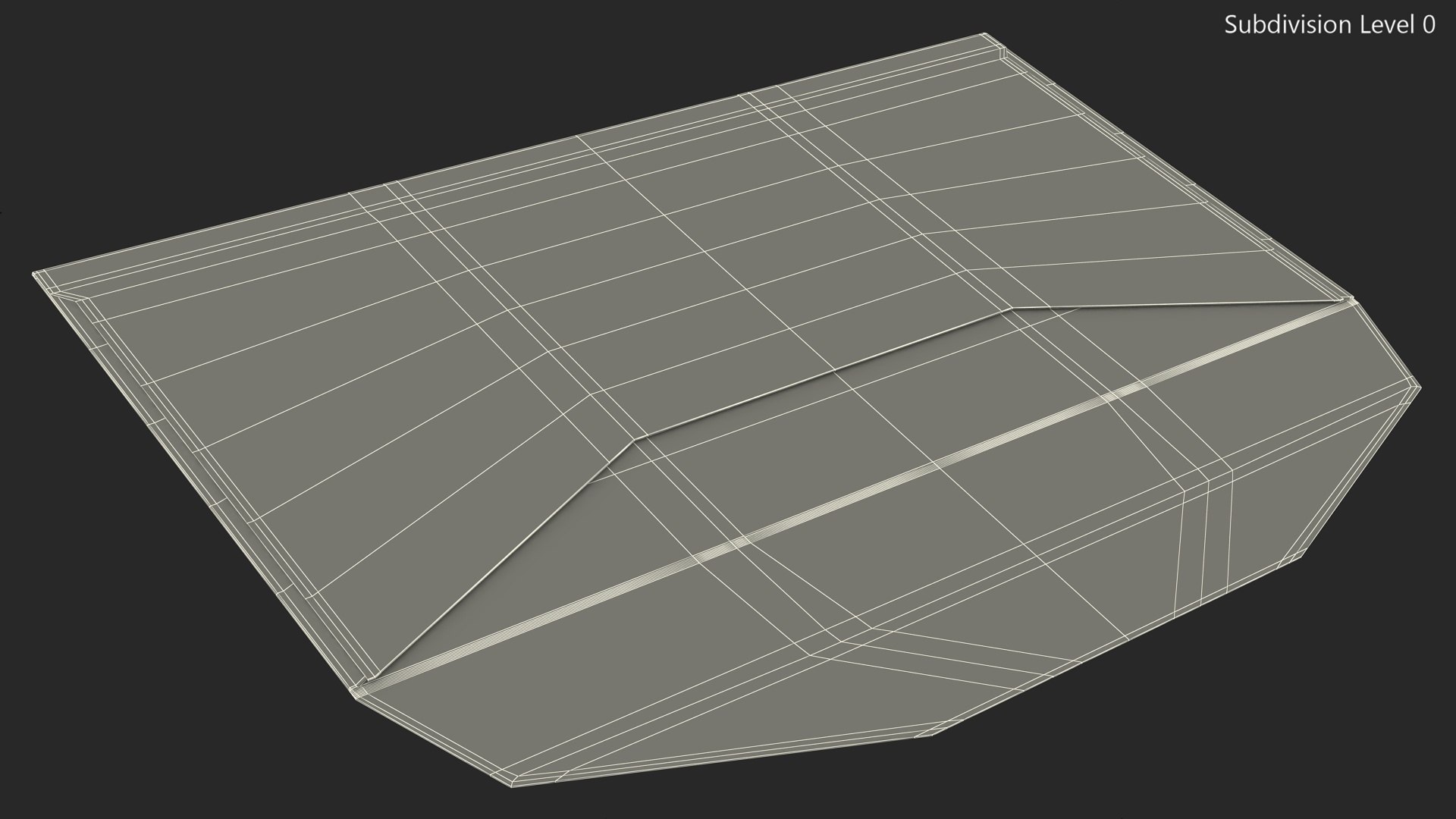 Trapezium Envelope White Paper 3D Model - TurboSquid 2215118