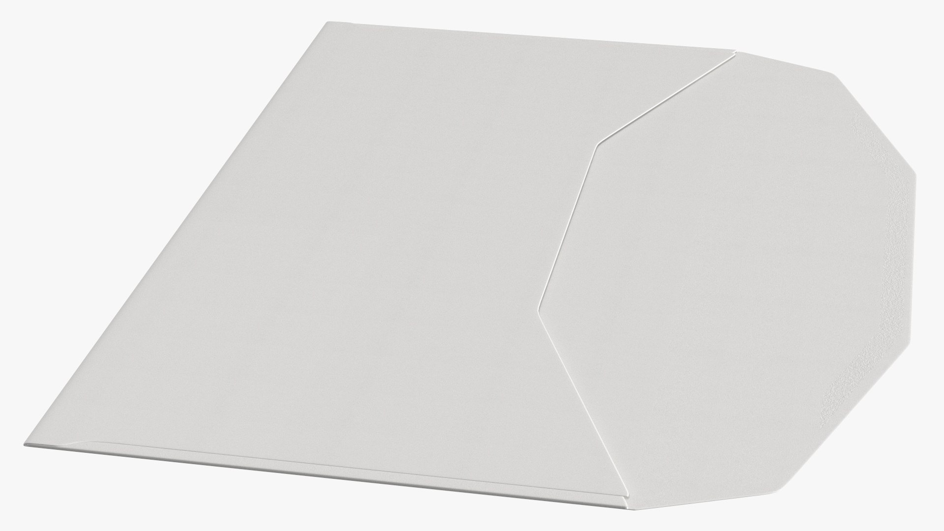 Trapezium Envelope White Paper 3D Model - TurboSquid 2215118