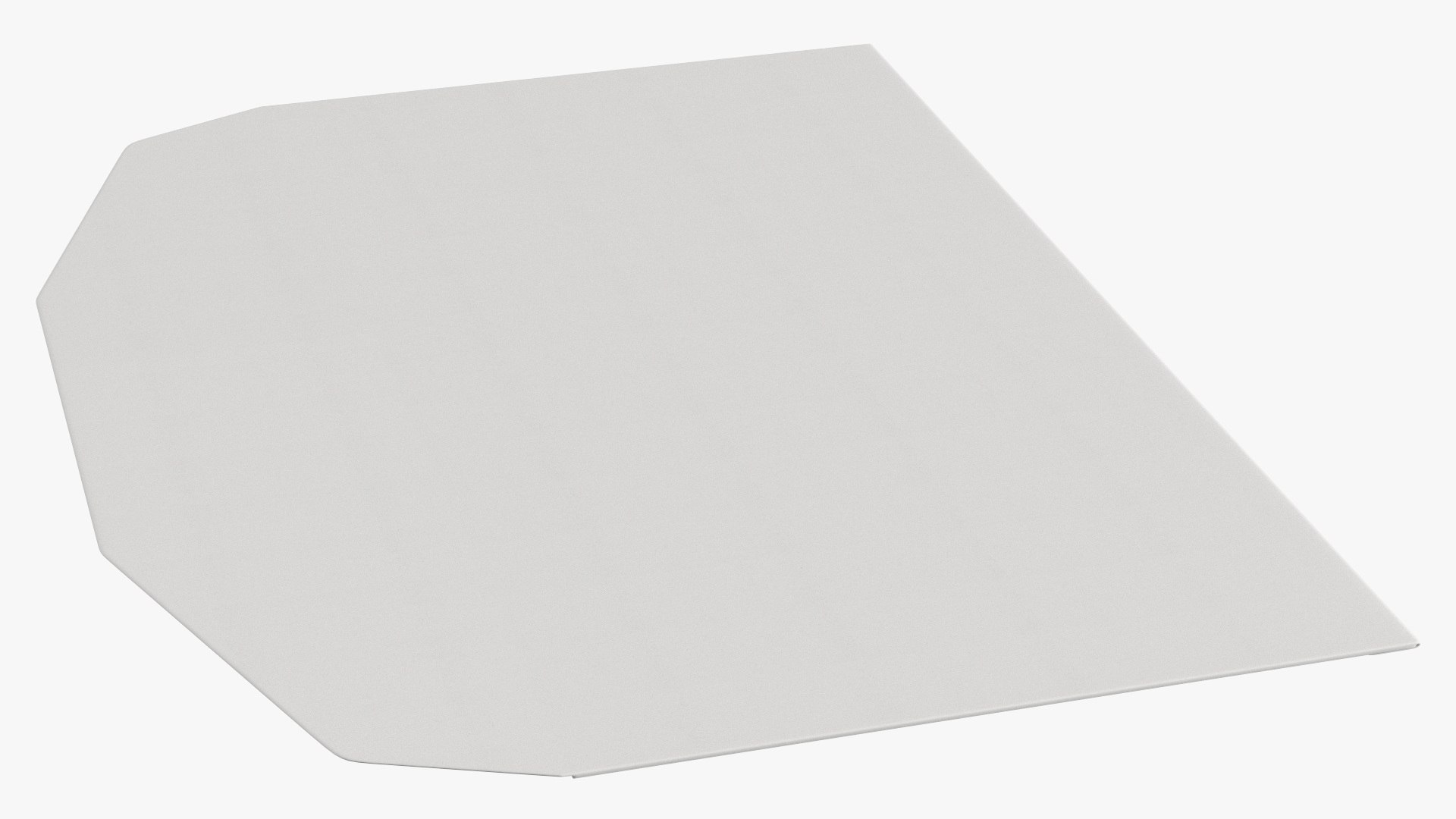 Trapezium Envelope White Paper 3D Model - TurboSquid 2215118