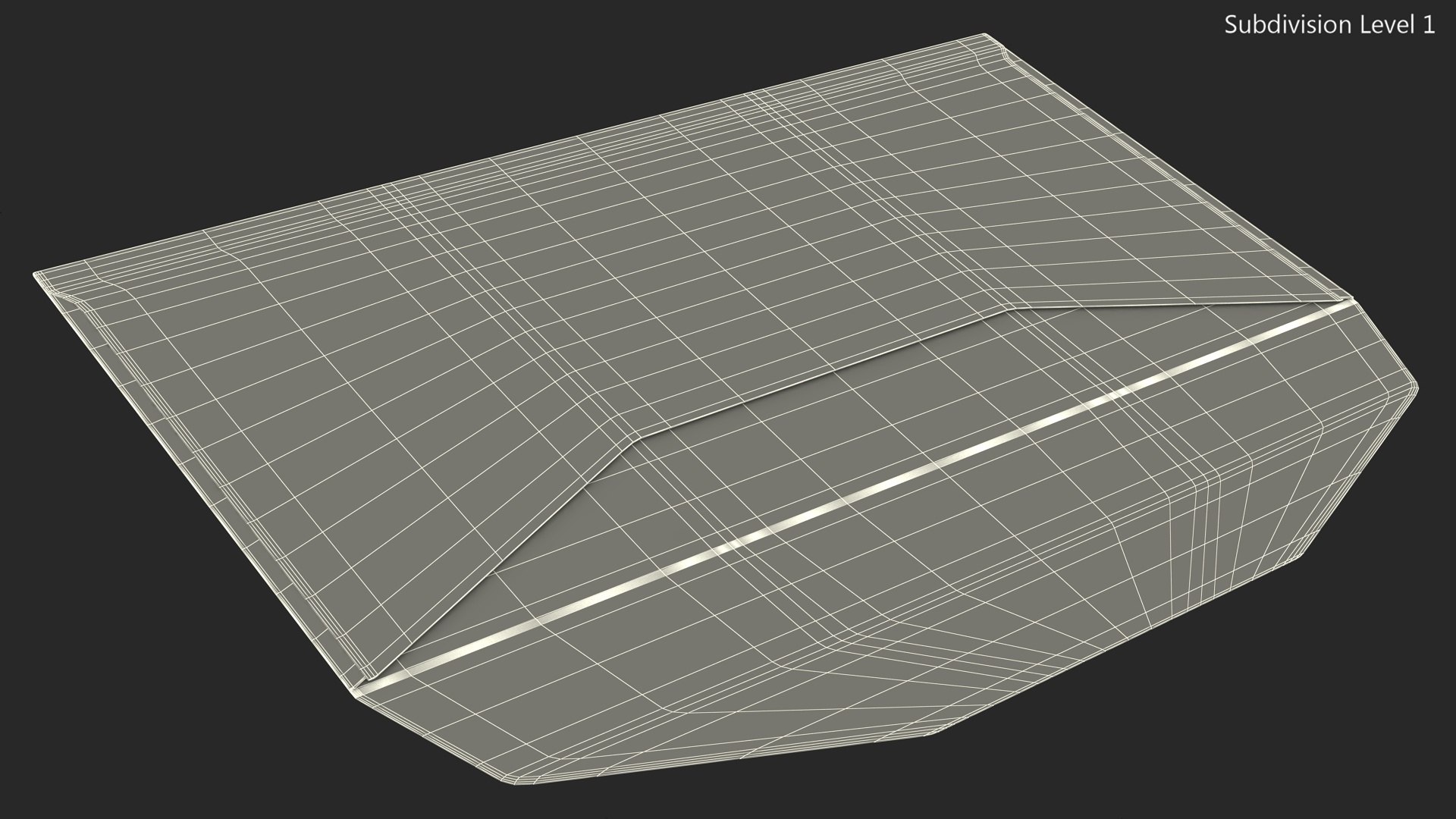 Trapezium Envelope White Paper 3D Model - TurboSquid 2215118