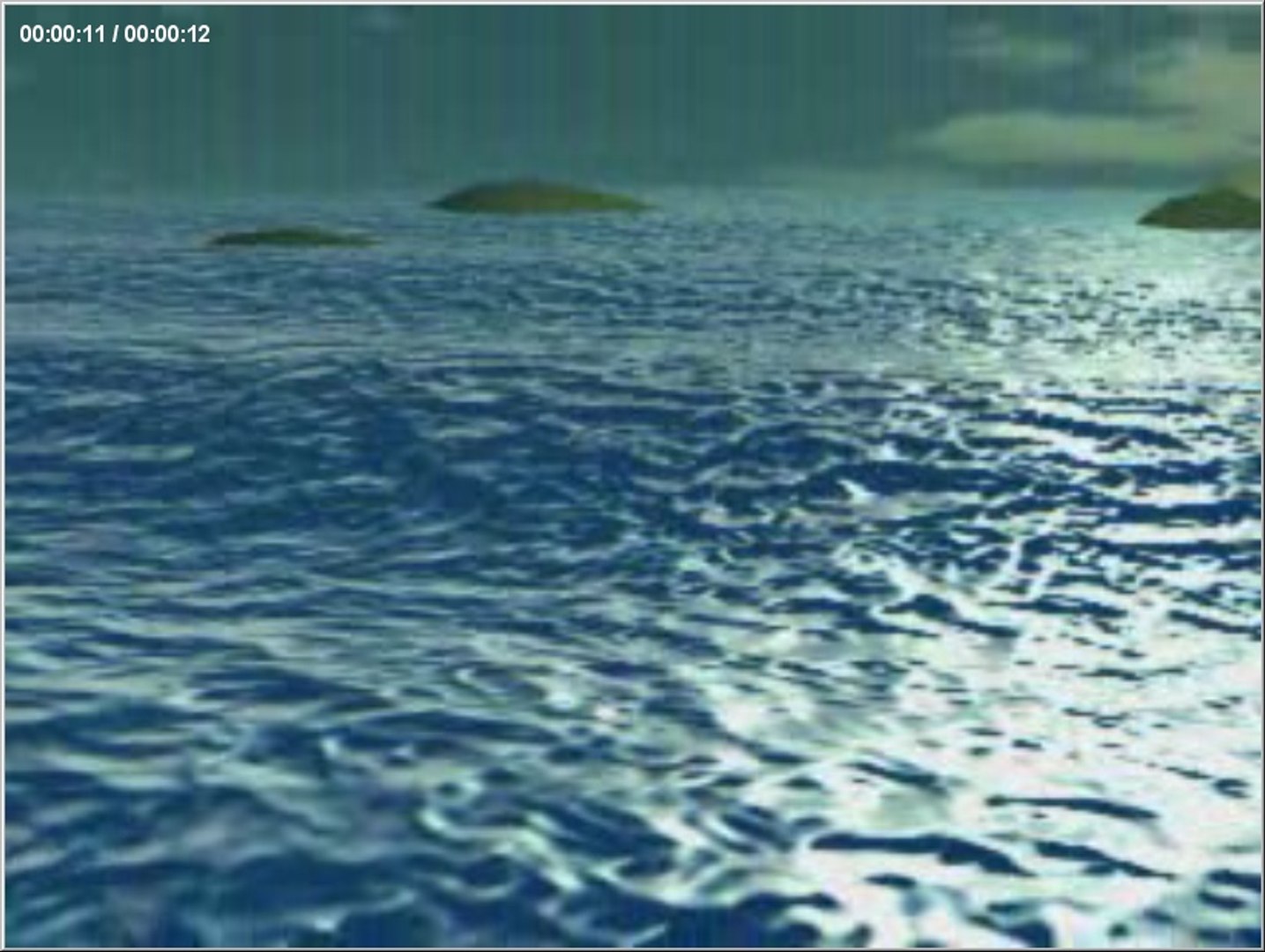Wave Sea Animation 3d Model