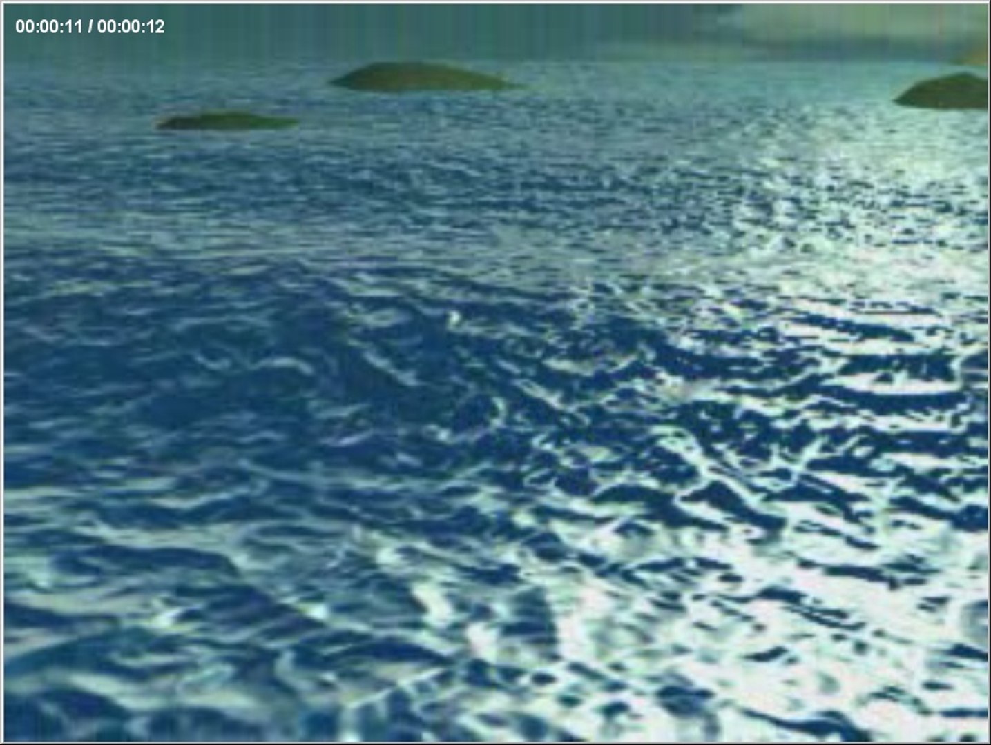 Wave Sea Animation 3d Model