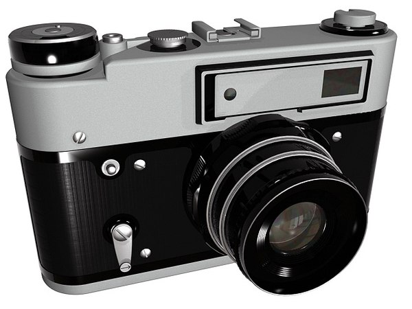 3ds max old russian photo camera