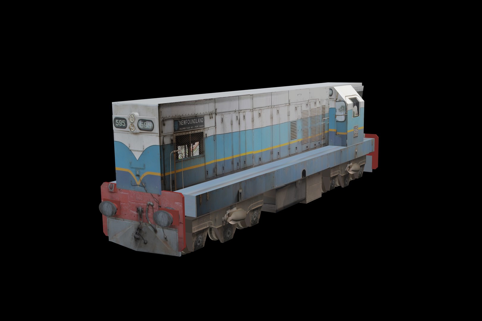 M2 Locomotive 3D Model - TurboSquid 1645786