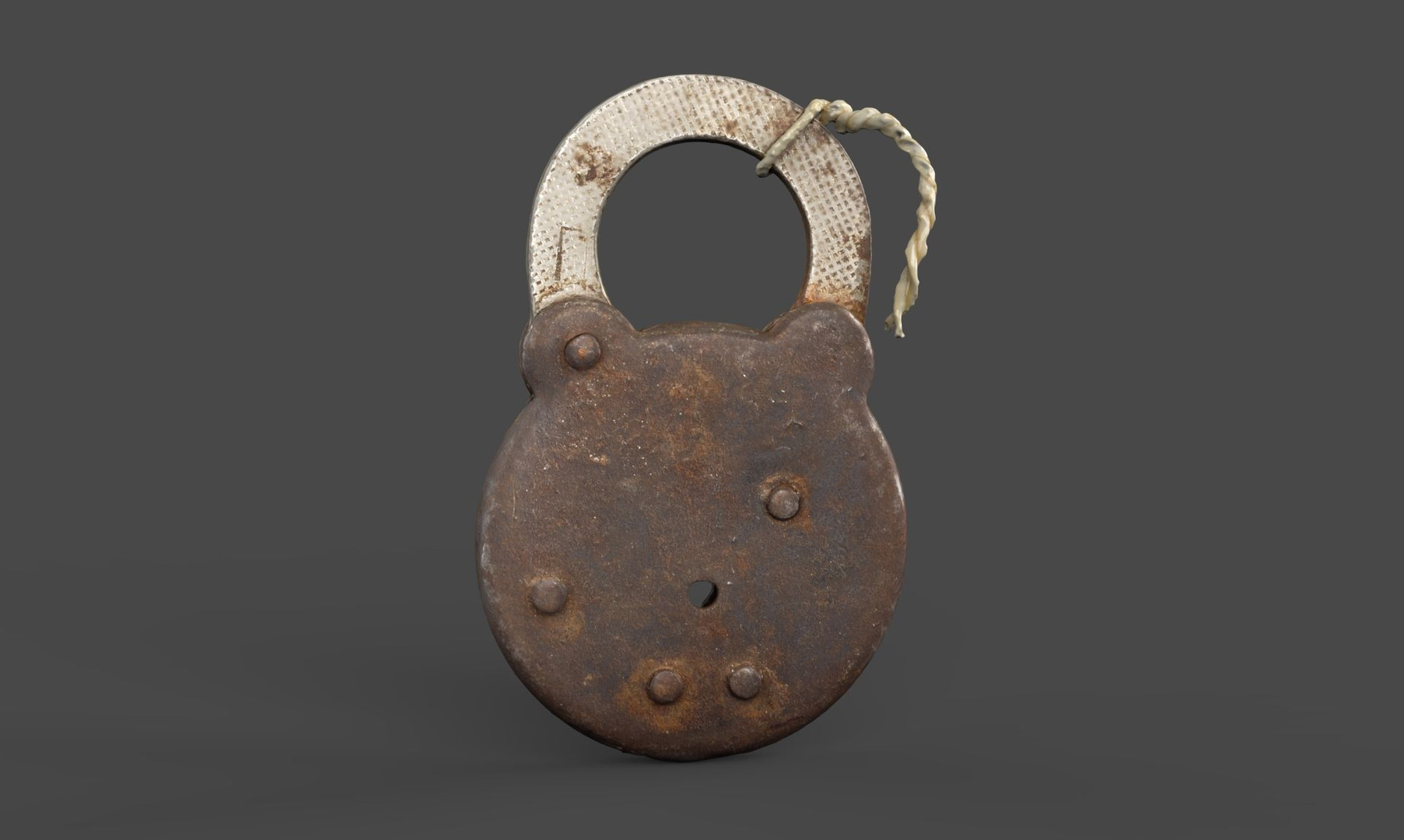 3D Old Metal Lock - TurboSquid 2197194