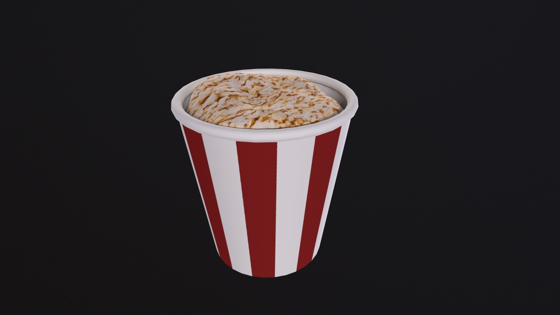 Popcorn Box 3D Model - TurboSquid 2158357