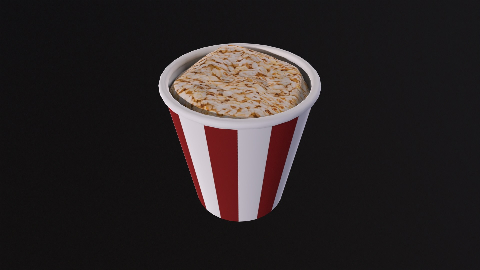 Popcorn Box 3D Model - TurboSquid 2158357