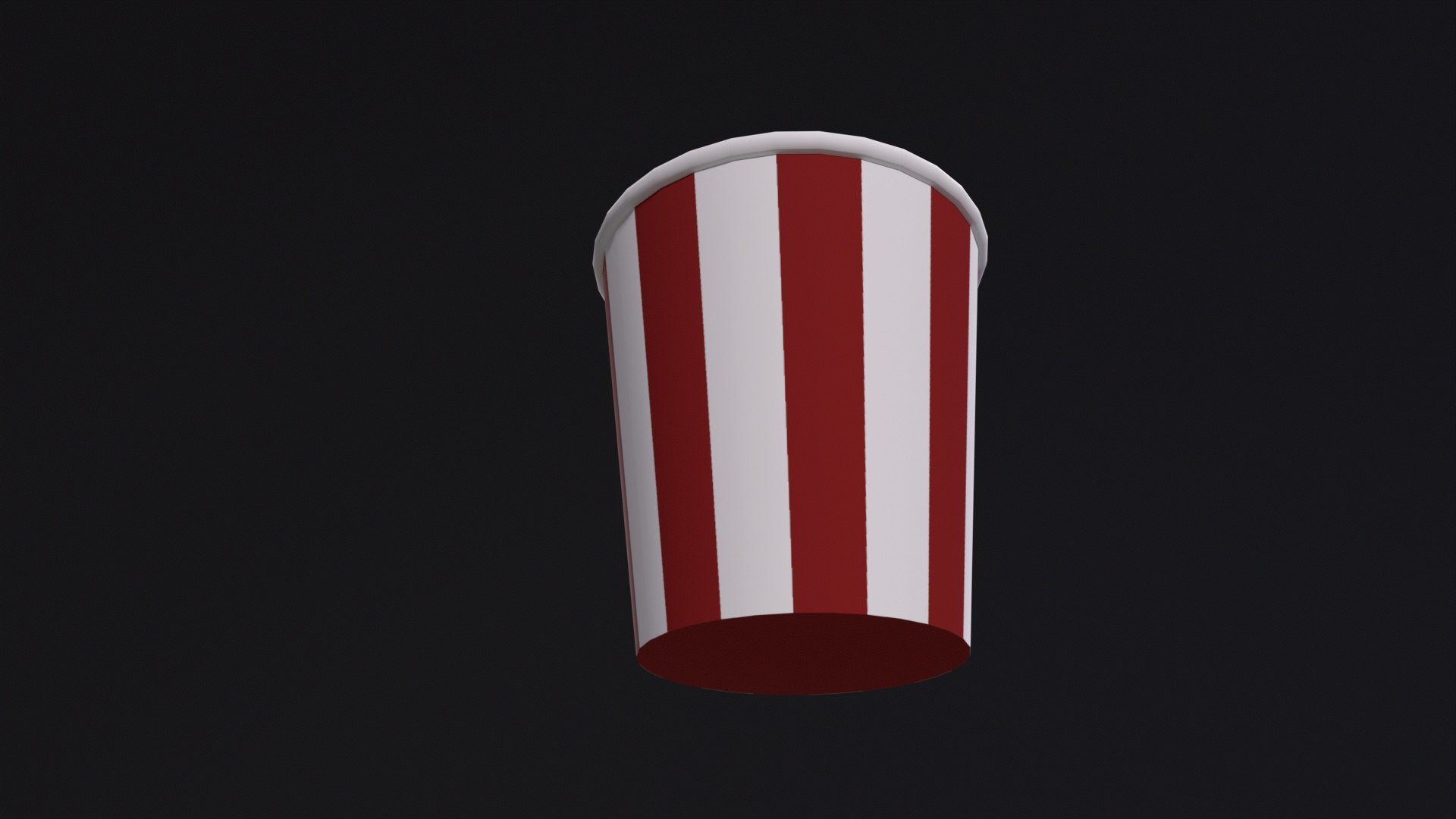 Popcorn Box 3D Model - TurboSquid 2158357