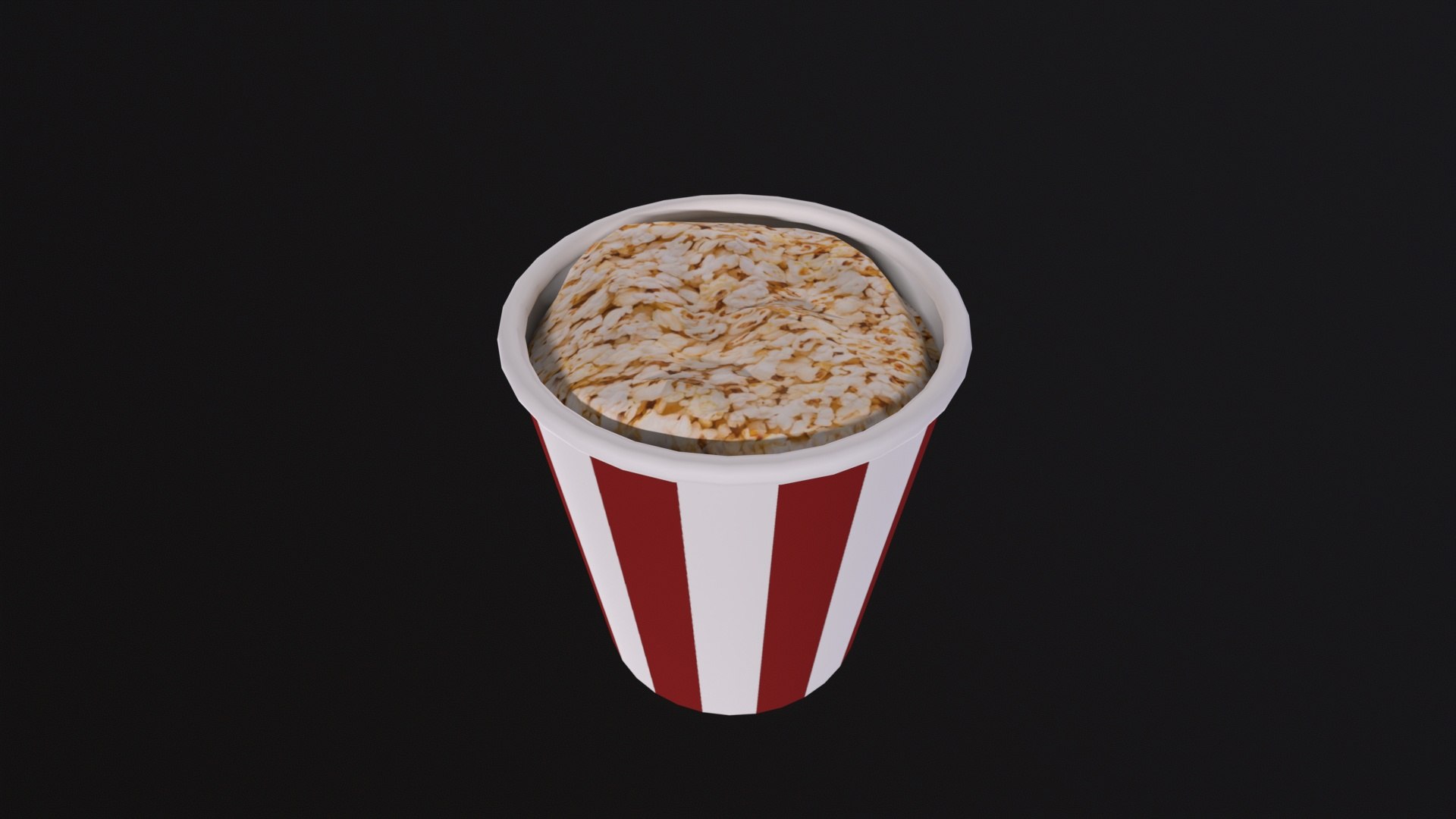 Popcorn Box 3D Model - TurboSquid 2158357