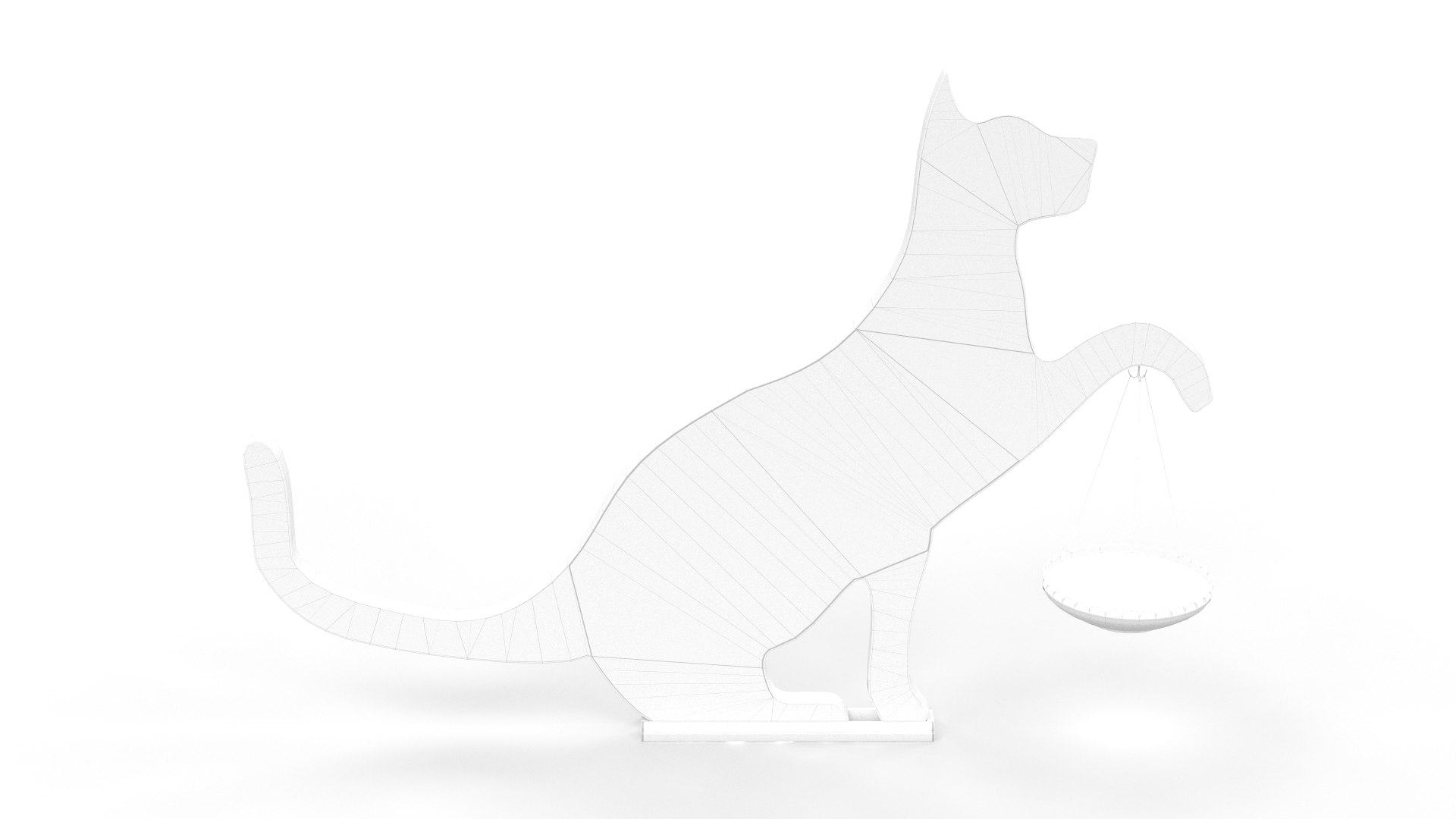 Cat Decor 3D Model - TurboSquid 2199651