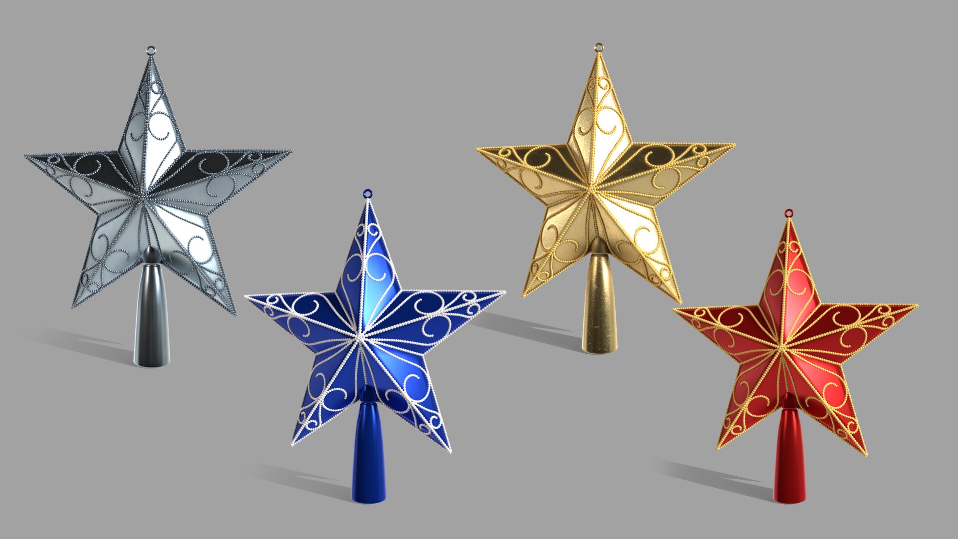 3D Christmas Star Model - TurboSquid 2167114