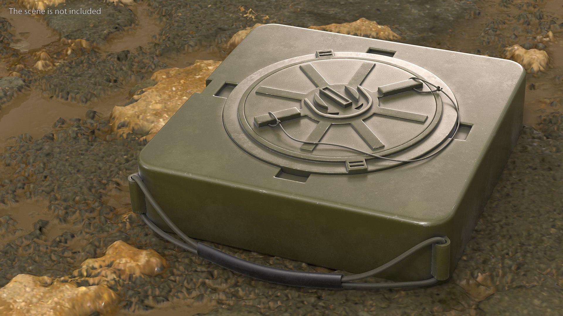 M19 Anti Tank Landmine 3D Model - TurboSquid 1624219