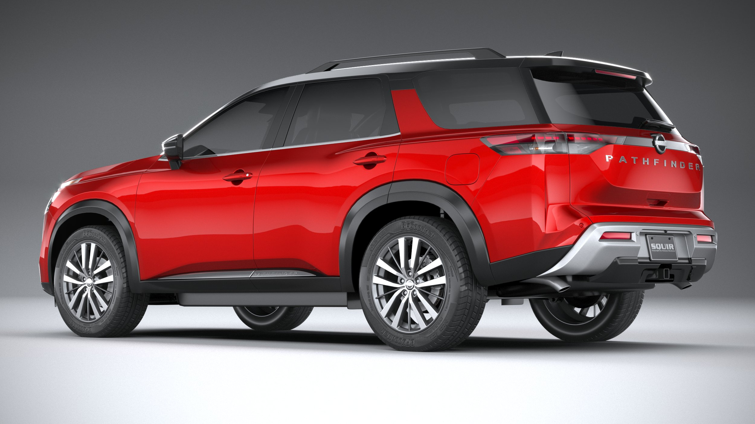 Nissan Pathfinder 2022 model - TurboSquid 1717351