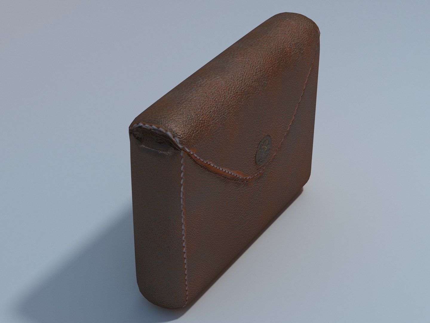 3ds max leather pouch