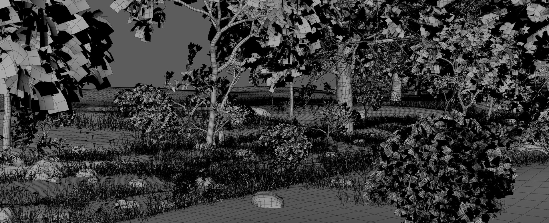 Path Forest Autumn 3D Model - TurboSquid 1409953