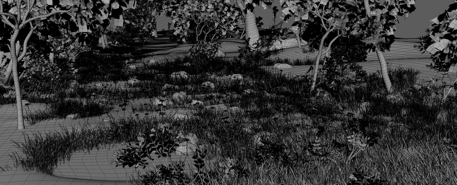 Path Forest Autumn 3D Model - TurboSquid 1409953