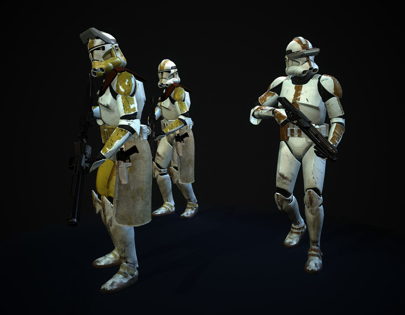 3D Clone Trooper Phase 2 Star Corps - TurboSquid 1743981