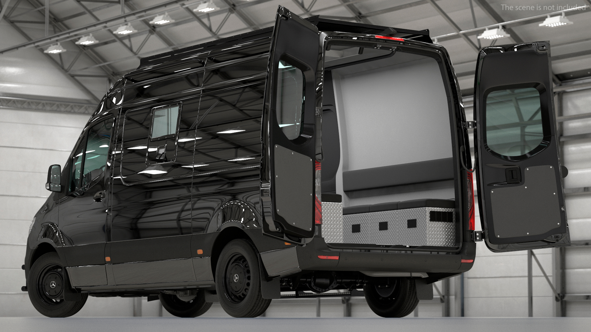 Mercedes Bulletproof Armored Van Rigged 3D - TurboSquid 1967974