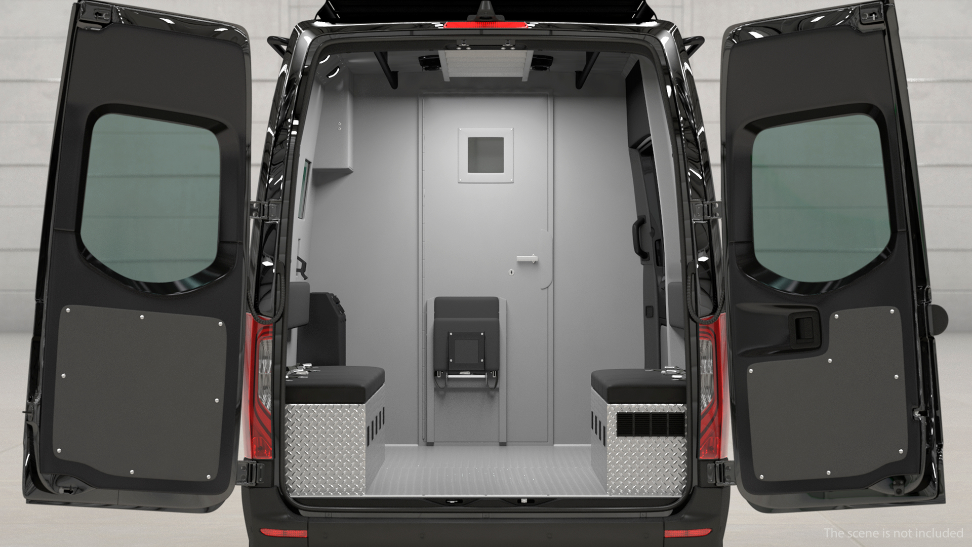 Mercedes Bulletproof Armored Van Rigged 3D - TurboSquid 1967974