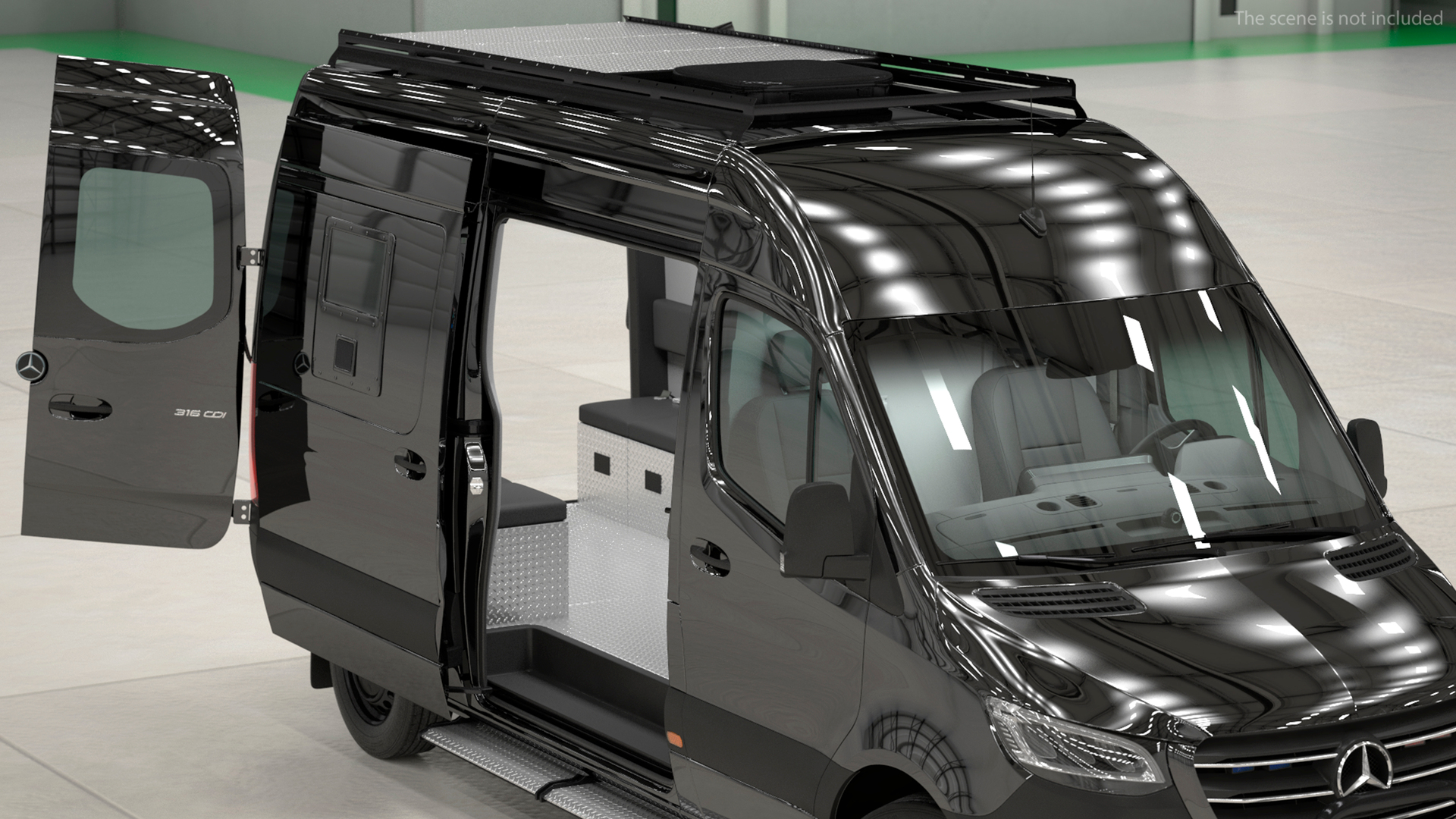 Mercedes Bulletproof Armored Van Rigged 3D - TurboSquid 1967974