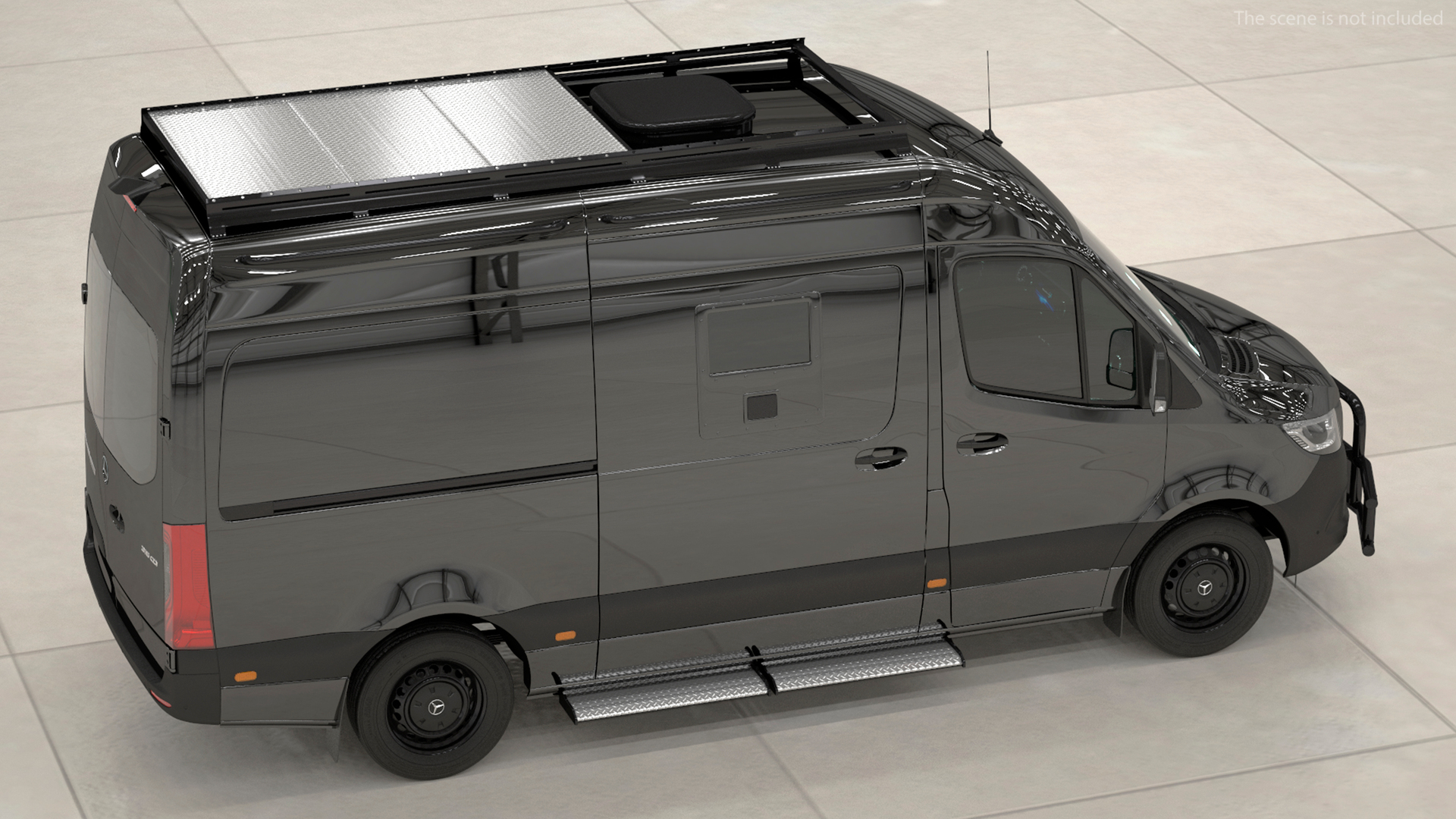 Mercedes Bulletproof Armored Van Rigged 3D - TurboSquid 1967974