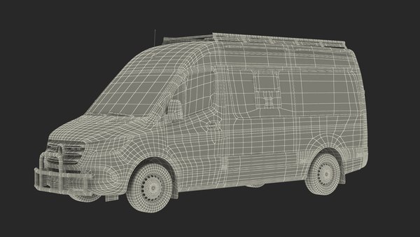 Mercedes Bulletproof Armored Van Rigged 3D - TurboSquid 1967974