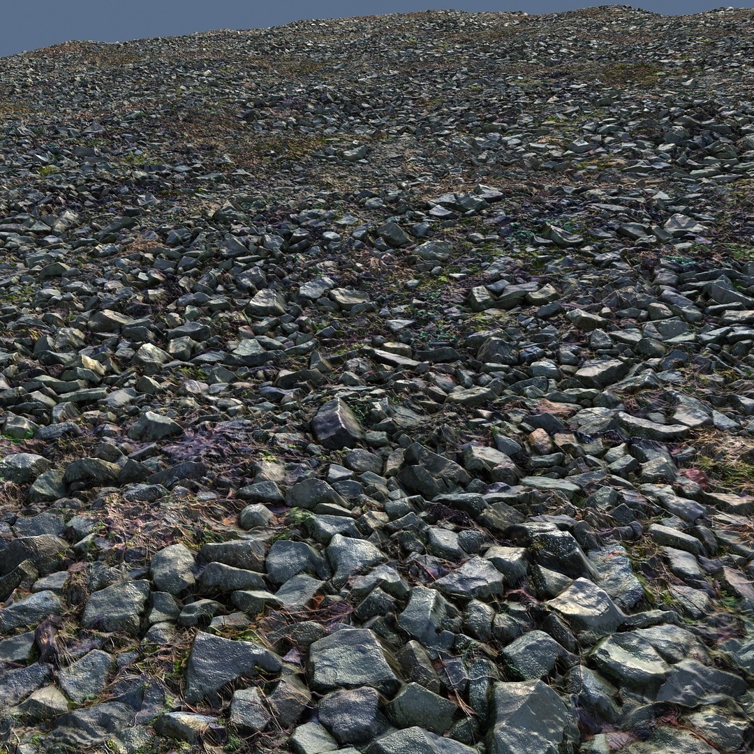 Rock Mountains Ground 16k 3d Max