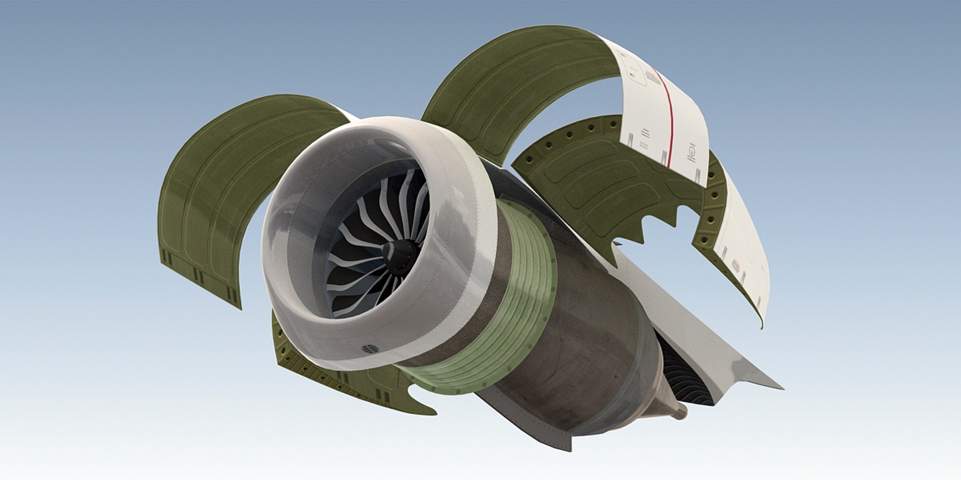 3D Model Cfm Leap-1b Jet Engine - TurboSquid 1222283