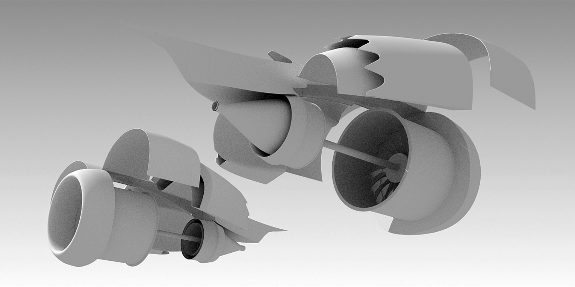 3D Model Cfm Leap-1b Jet Engine - TurboSquid 1222283