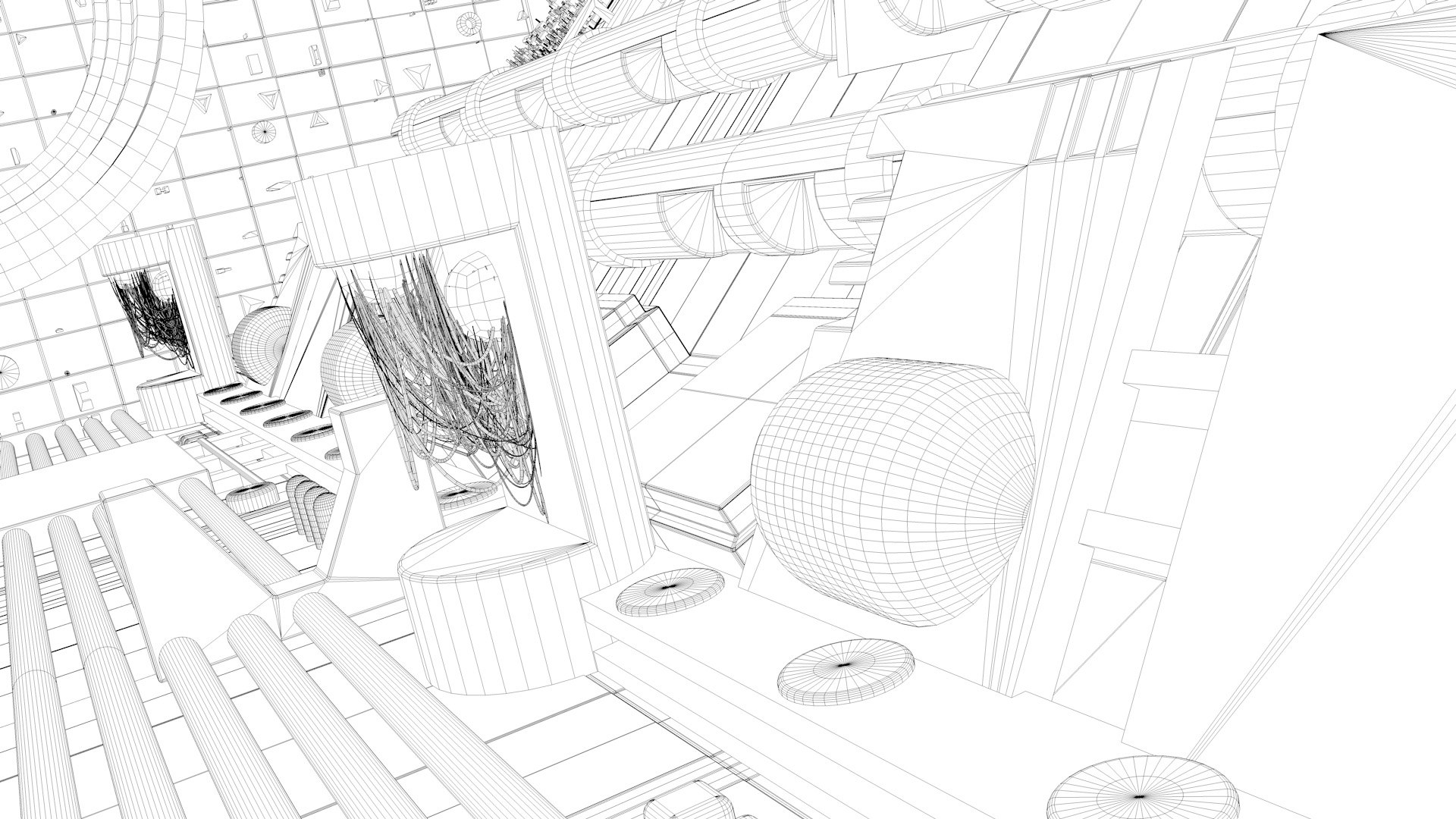 Sci-Fi Futuristic Cyberpunk Corridor 3D - TurboSquid 2176250