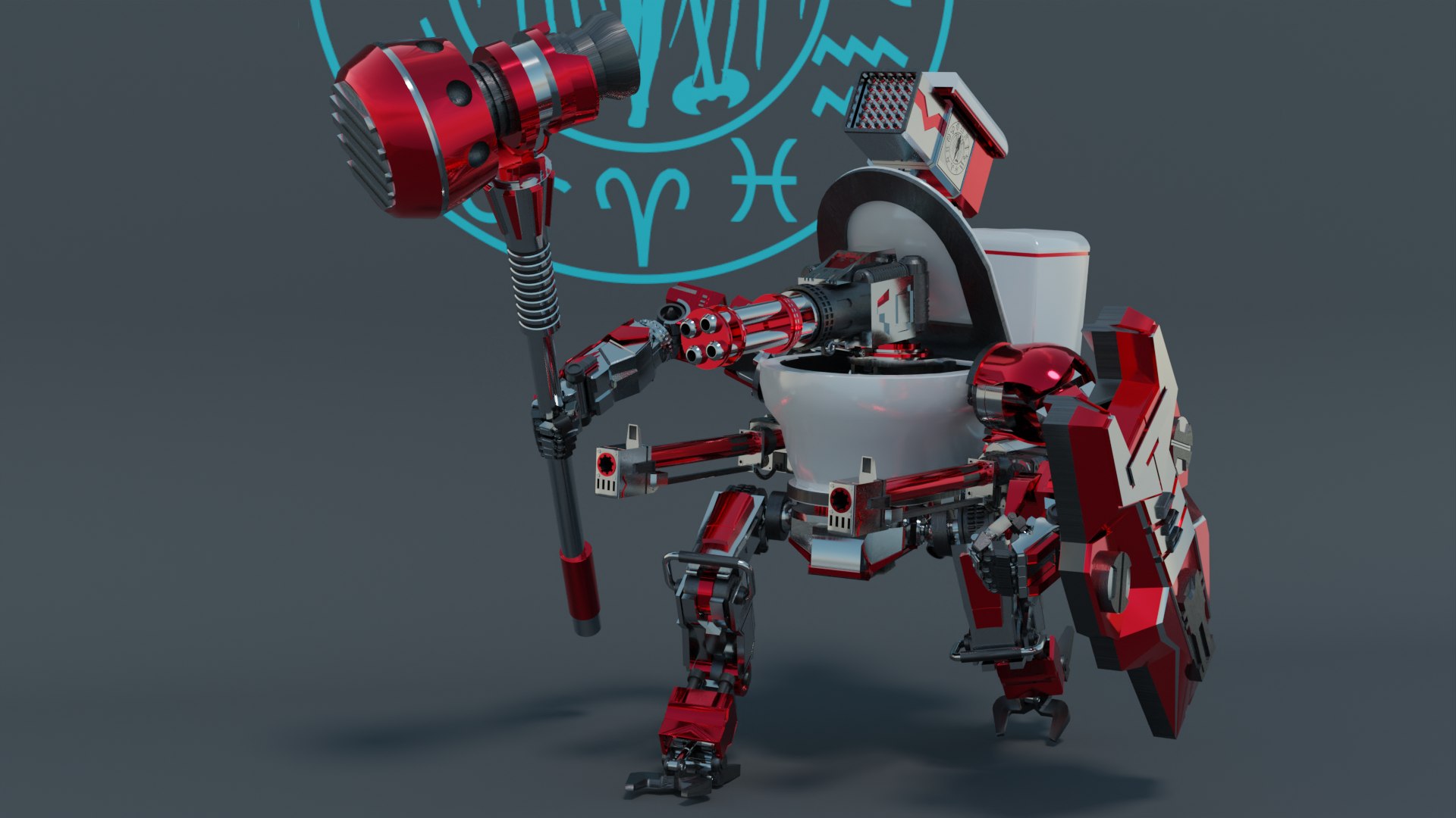 厕所机械3D模型 - TurboSquid 2137262