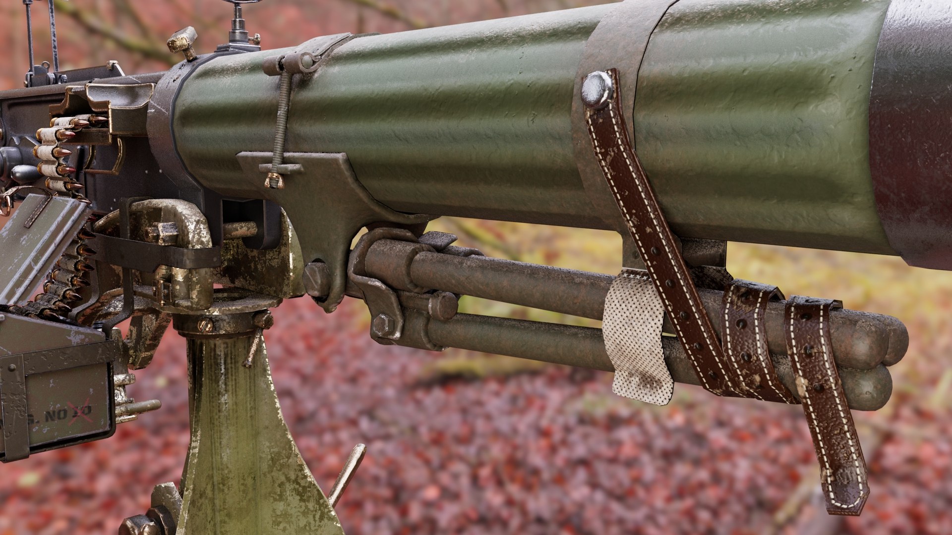 3D Vickers Machine Gun - TurboSquid 1960273