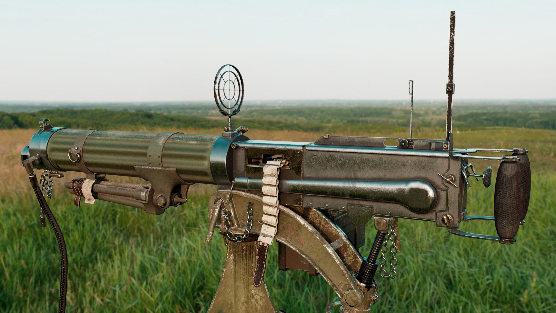3D Vickers Machine Gun - TurboSquid 1960273